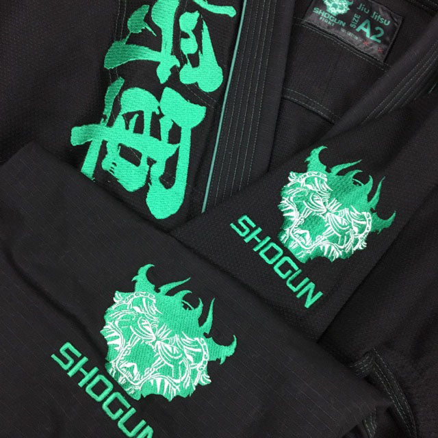 Shogun Emerald 'Kanji' Gi – Shogun Fight Apparel