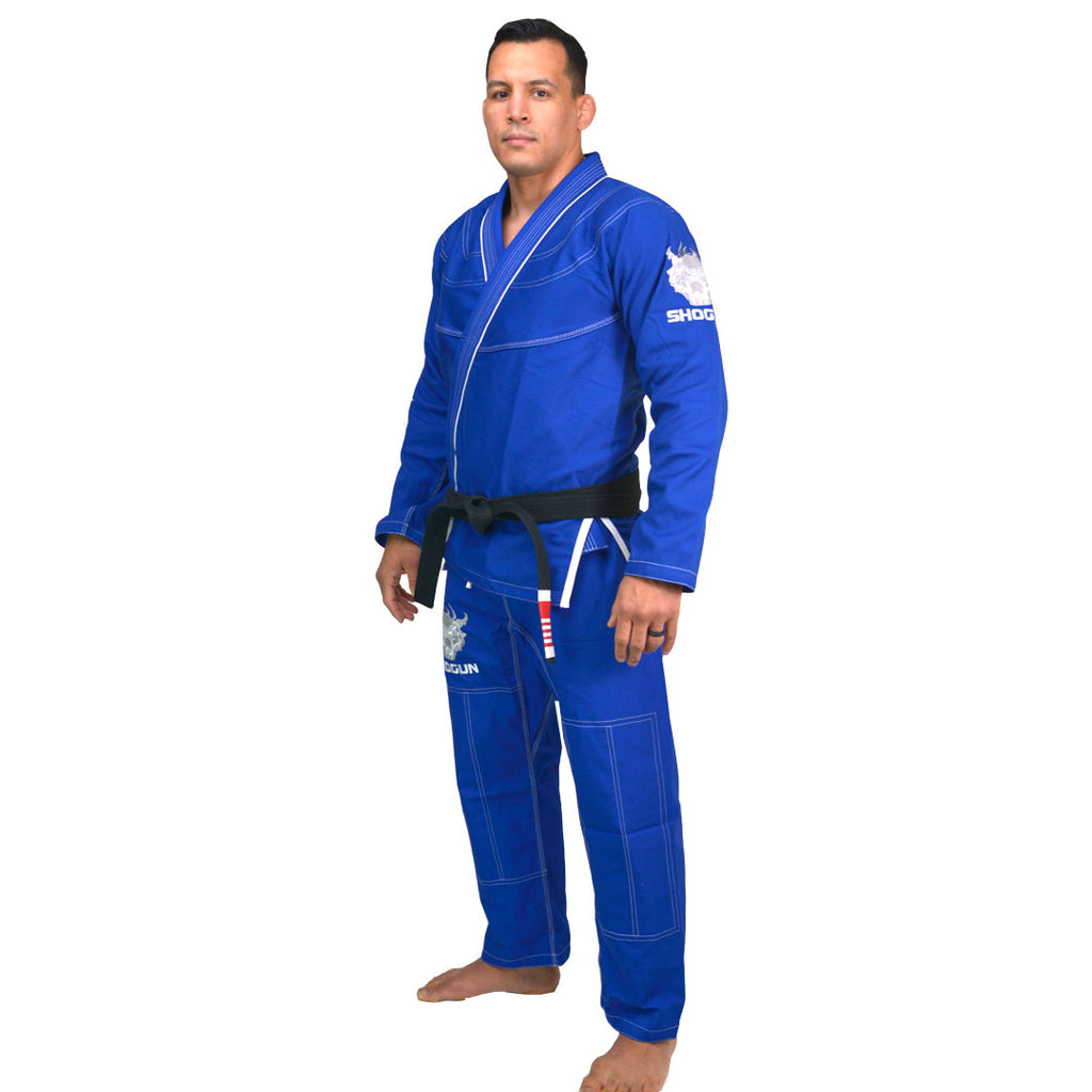 'Shogun Tao' premium BJJ Gi Blue – Shogun Fight Apparel