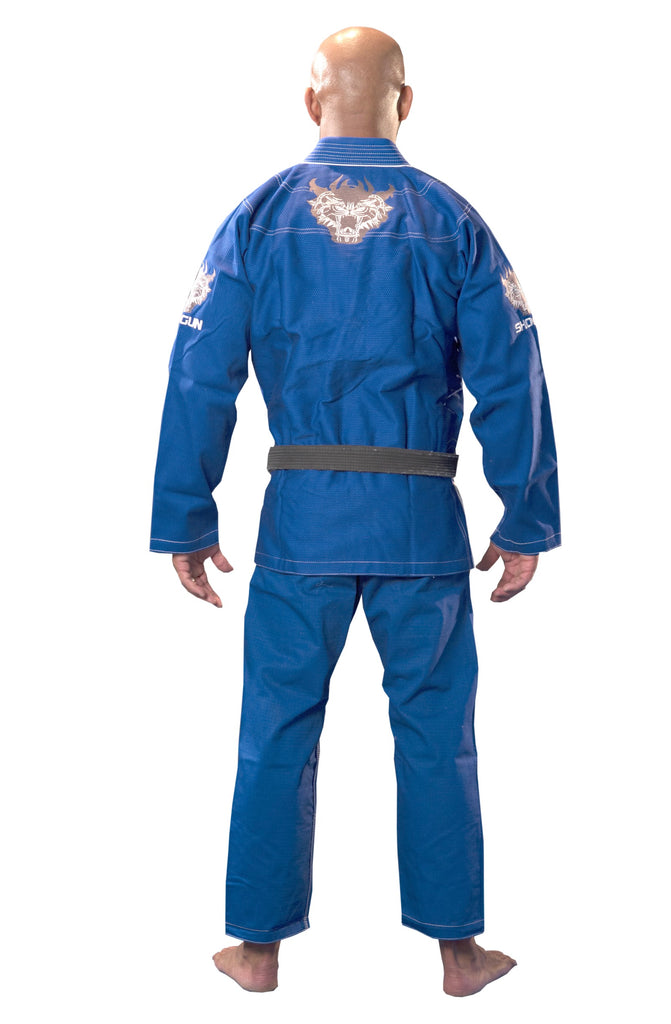 'Shogun Tao' premium BJJ Gi Blue – Shogun Fight Apparel