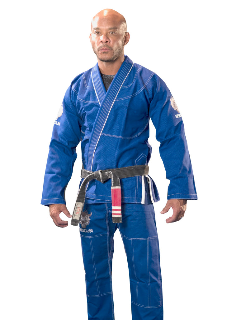'Shogun Tao' premium BJJ Gi Blue – Shogun Fight Apparel